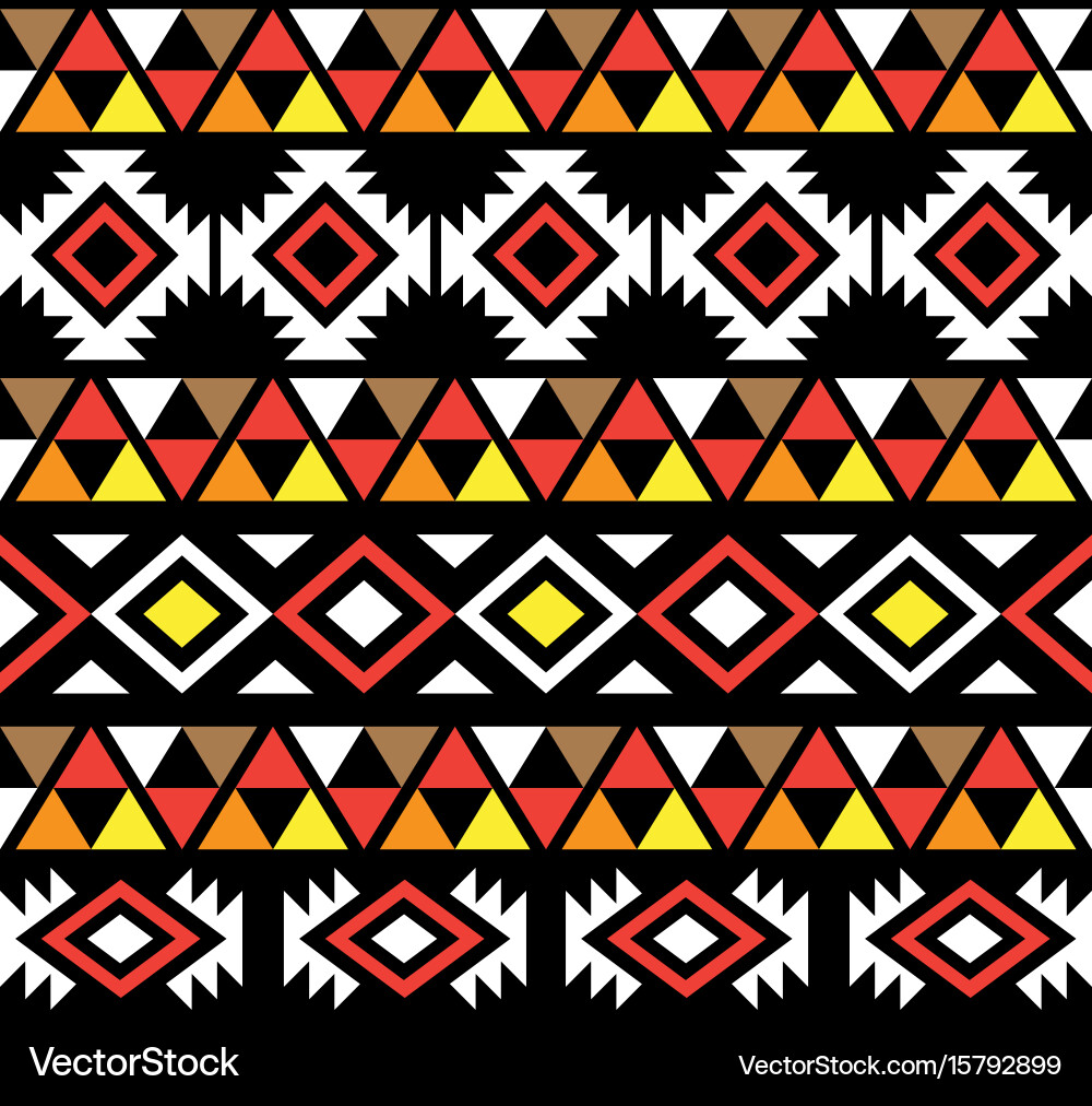 Hawaiian tribal seamless pattern design Royalty Free Vector