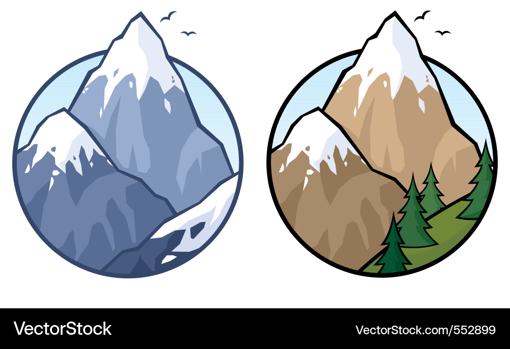 Mountain Royalty Free Vector Image - VectorStock