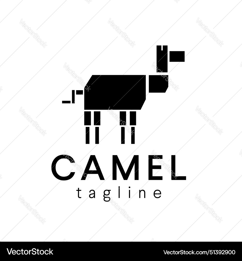 Abstract camel logo stock Royalty Free Vector Image