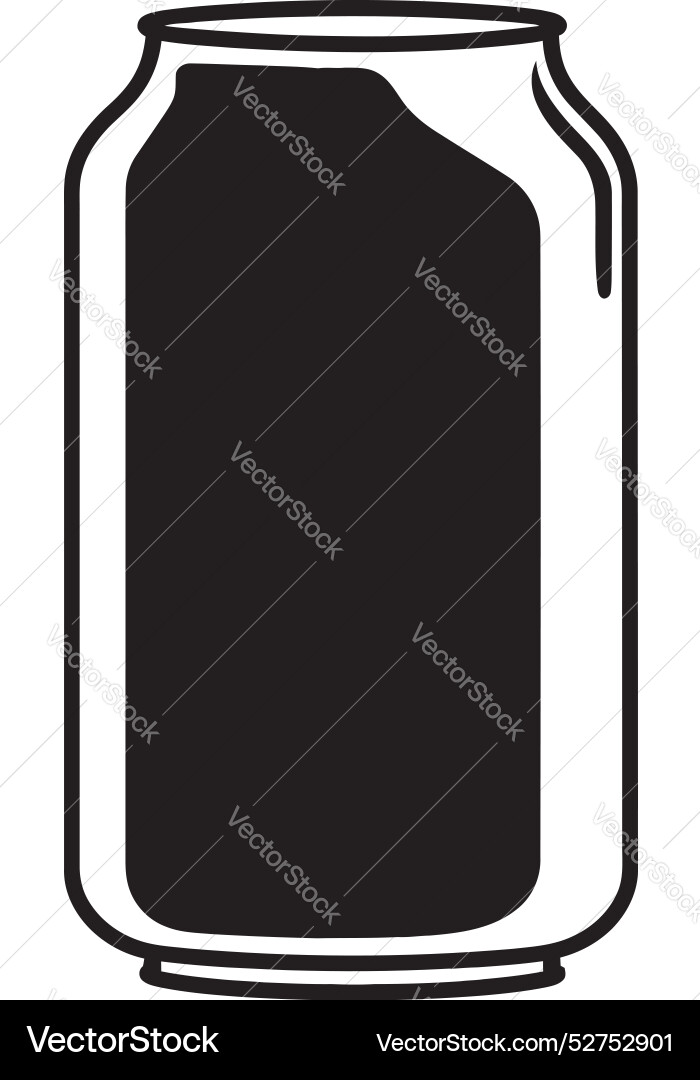 Fizzbuzz creative soda can logo design pop Vector Image