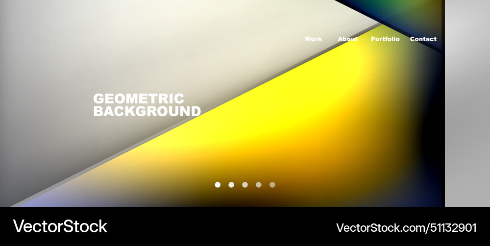 Geometric background with yellow and gray gradient