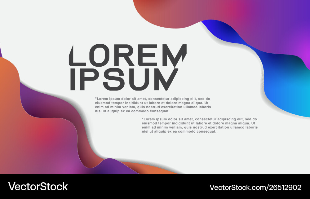 Colorful geometric background with tilted shapes Vector Image