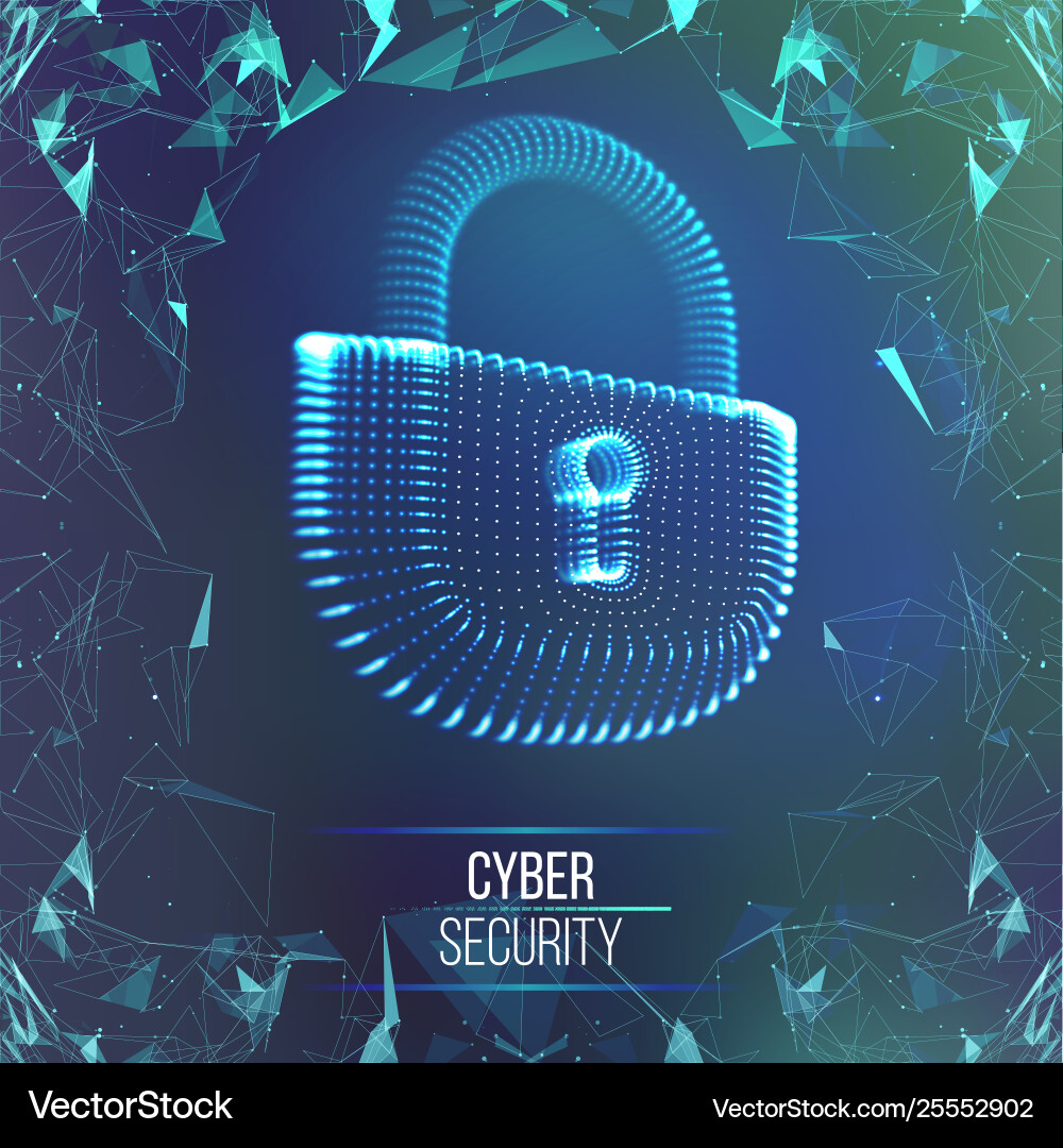 Copter internet cyber security background Vector Image