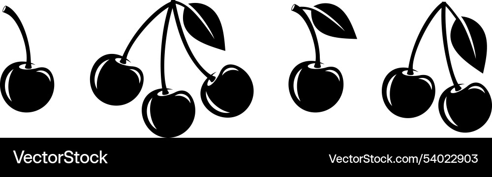 Cherry Royalty Free Vector Image - VectorStock