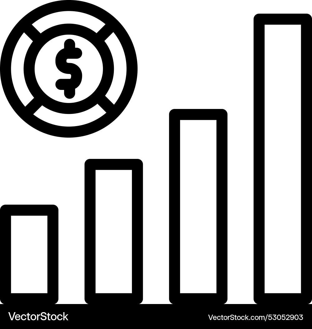 Economy icon design Royalty Free Vector Image - VectorStock