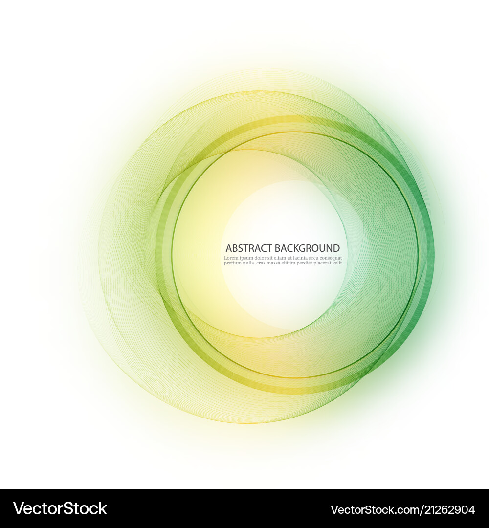 Abstract Wavy Green Background Royalty Free Vector Image