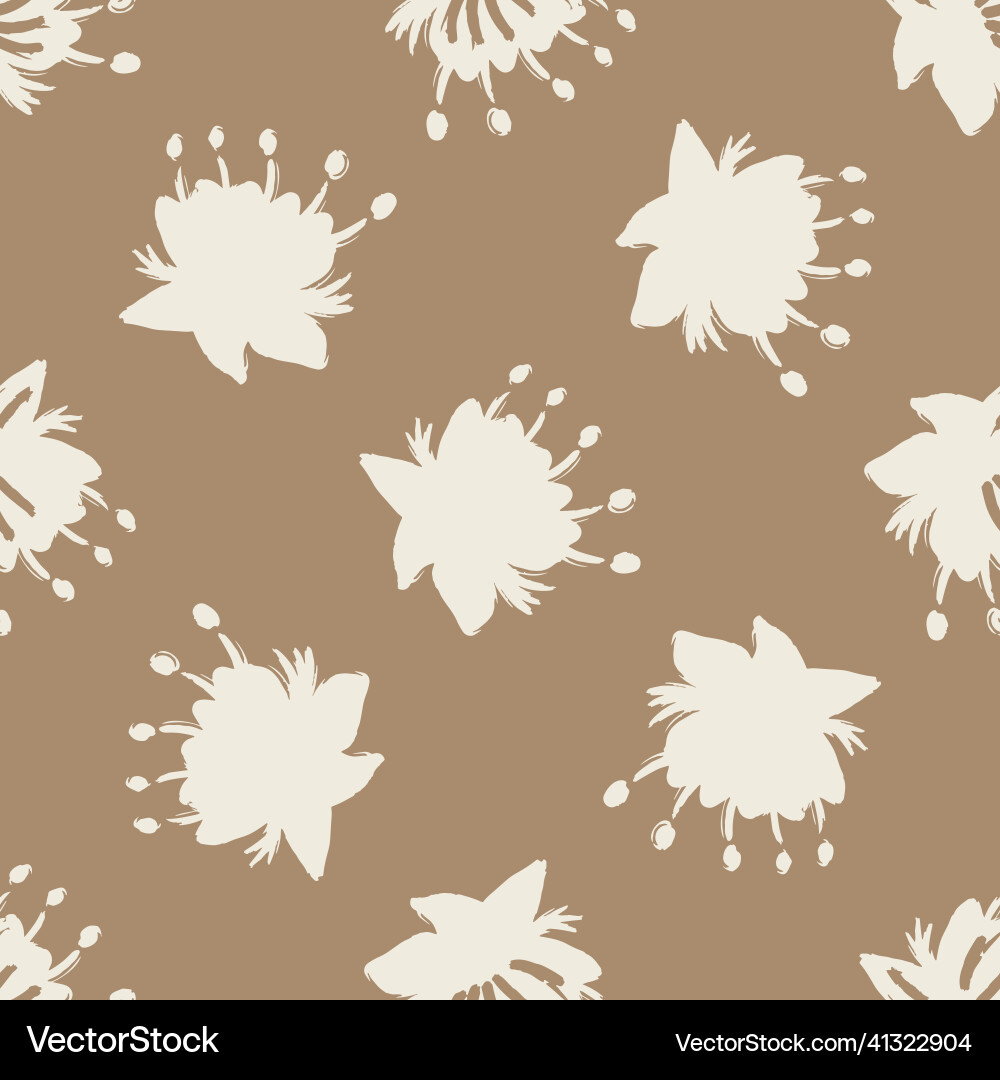 Floral Baby Background Royalty Free Vector Image
