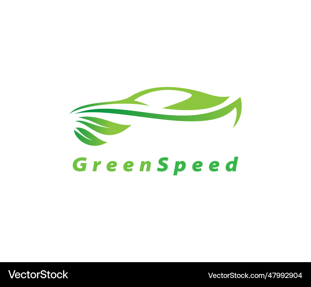 Green speed logo (47992904) – Royalty-Free Vector | VectorStock