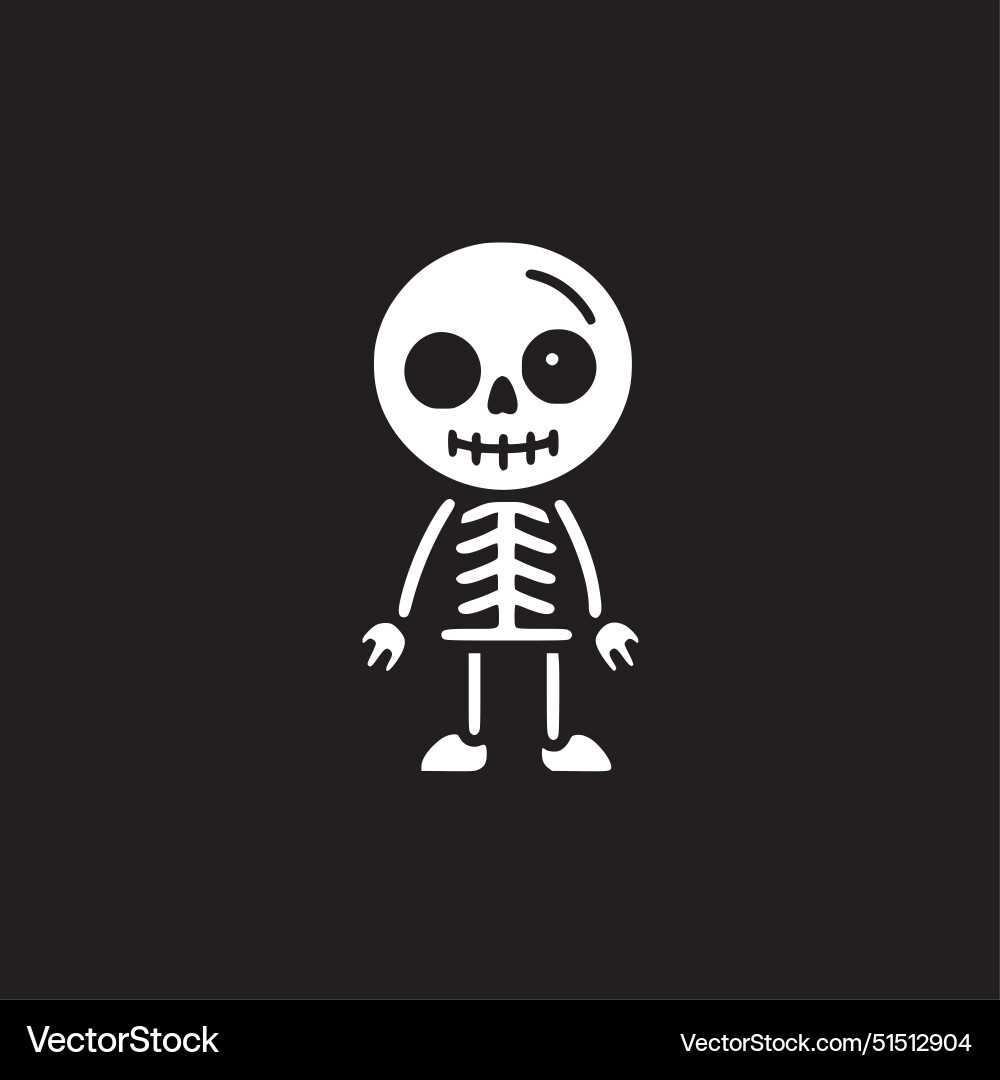 Skeleton - high quality logo ideal for t-shirt Vector Image