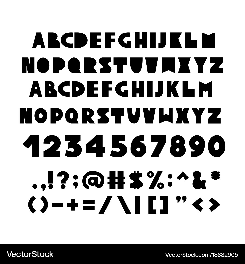 Alphabet in scandinavian Royalty Free Vector Image