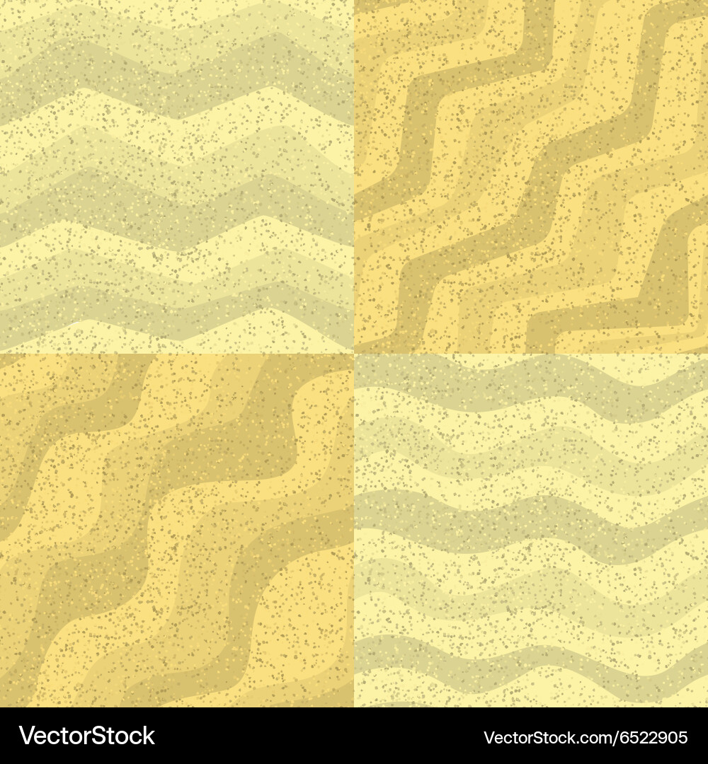 Set of seamless sand texture Royalty Free Vector Image