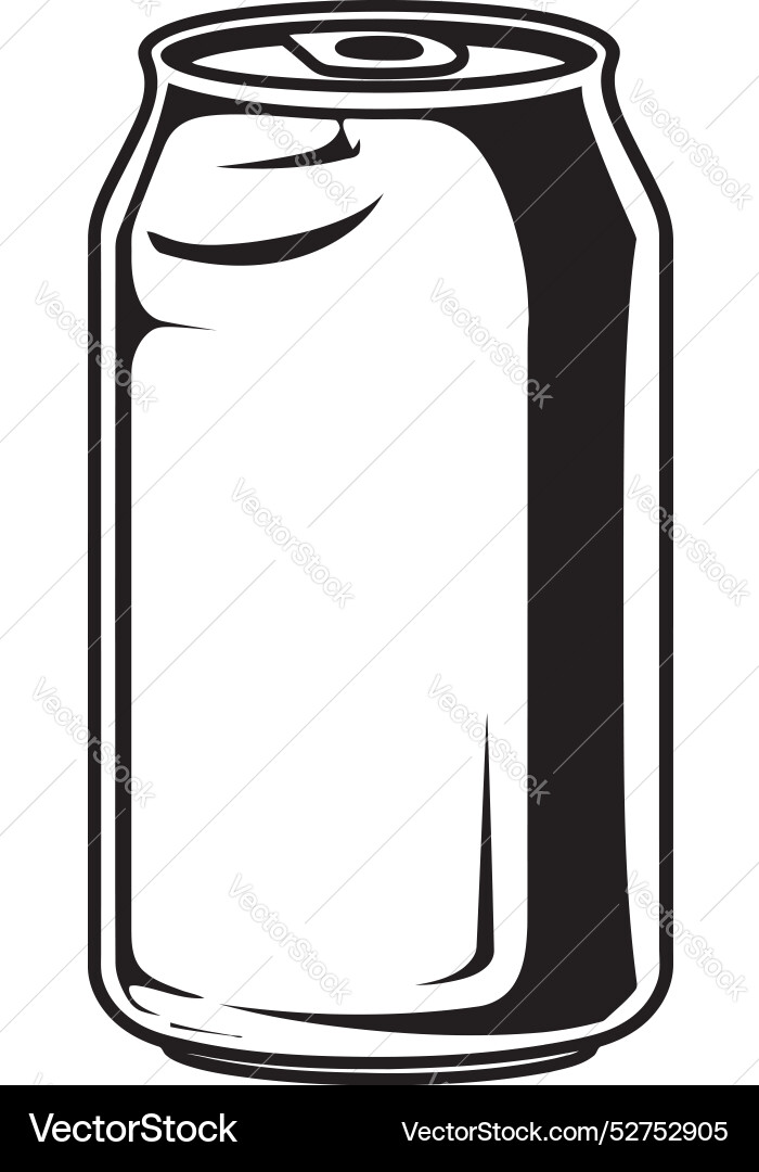 Sparkling symphony soda can iconic expression sip Vector Image