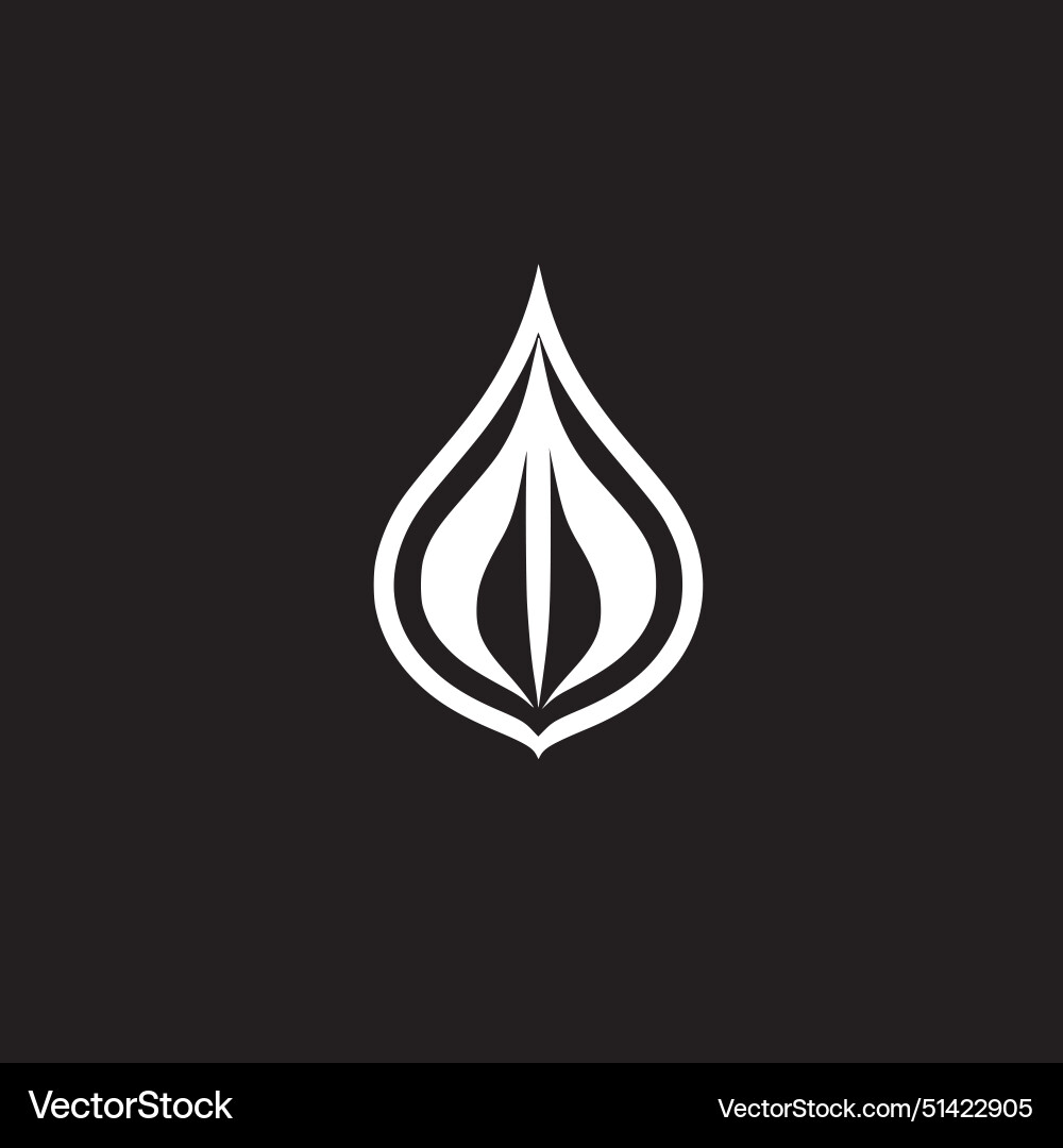 Water - minimalist and simple silhouette Vector Image