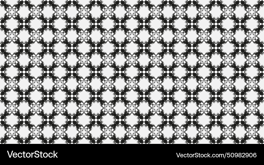 Abstract geometric black and white art pattern Vector Image