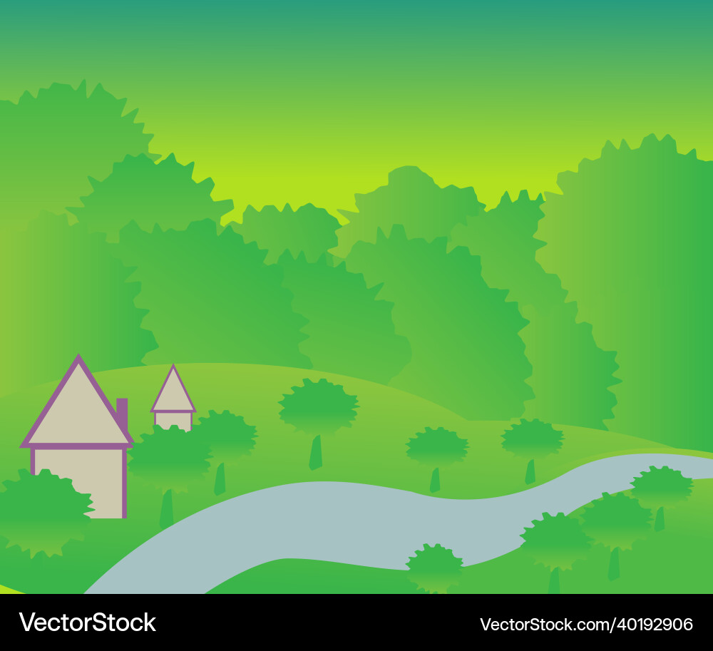 Nature and landscapes Royalty Free Vector Image