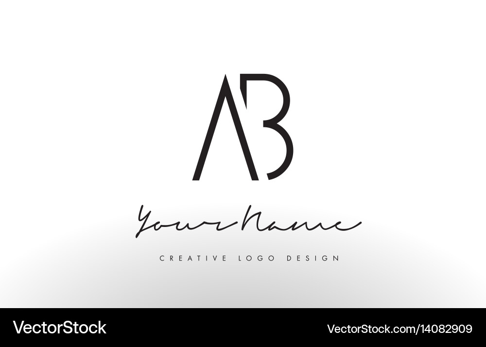 Ab Creative Letter Logo Vector Images (over 3,800)