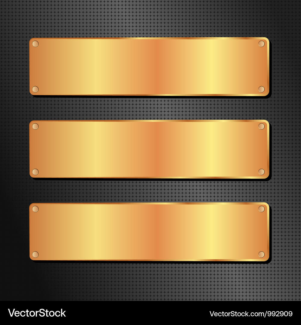 Golden Metallic Backdrop Royalty Free Vector Image