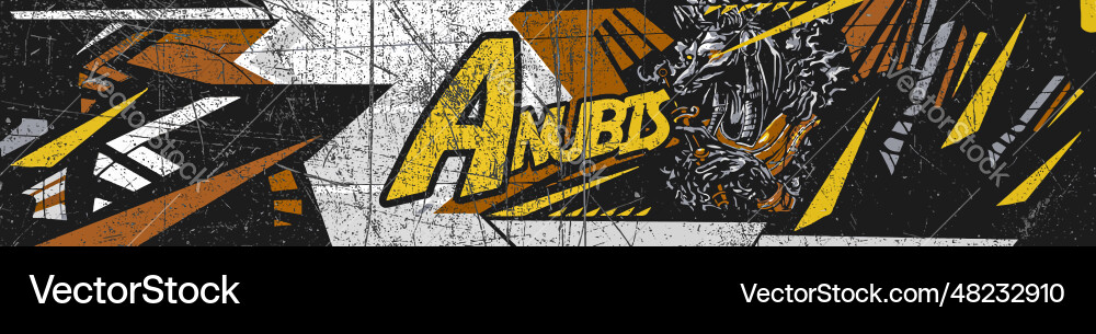 Car wrap design custom livery Royalty Free Vector Image