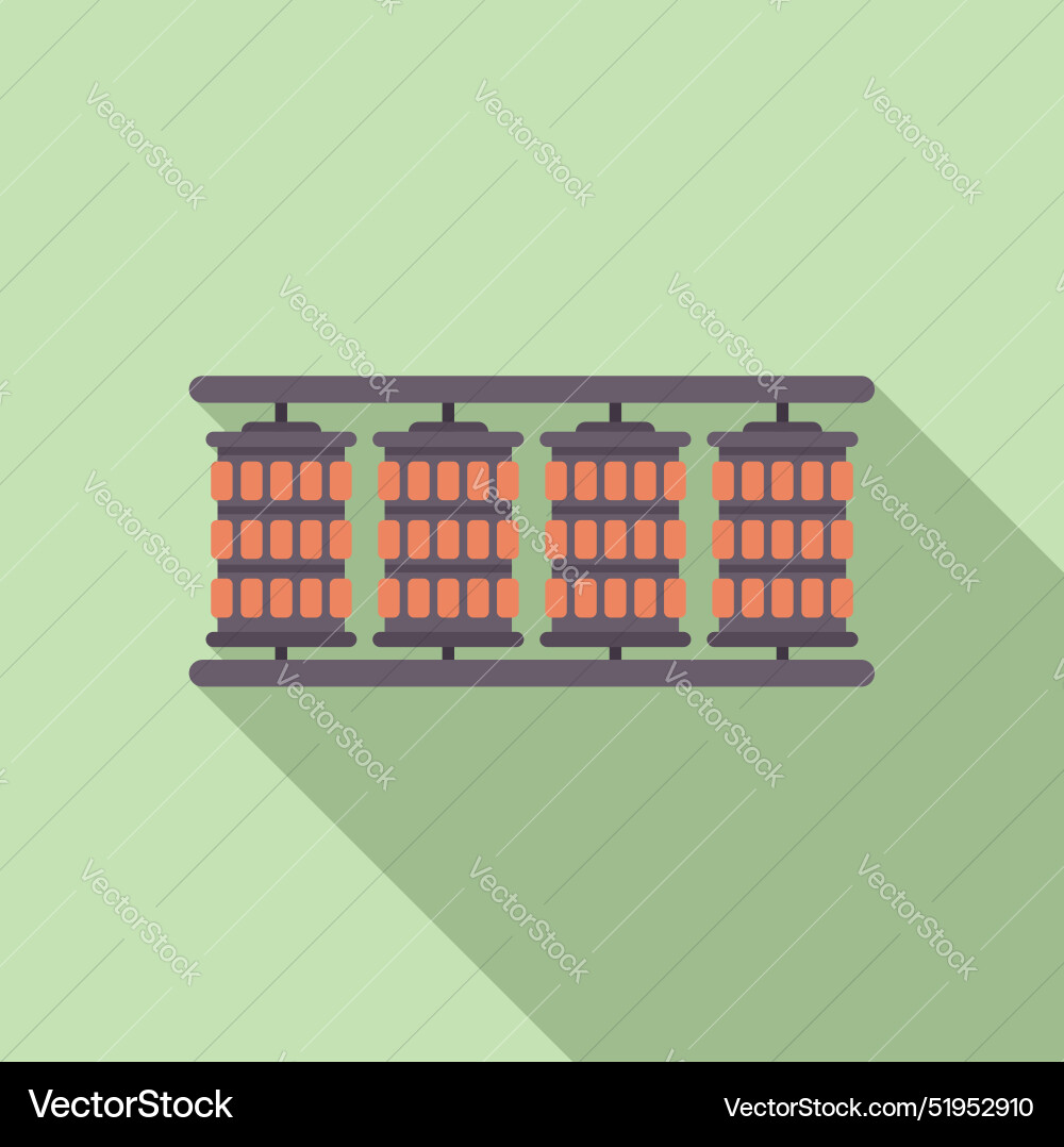 Foot massager with four rollers for reflexology Vector Image