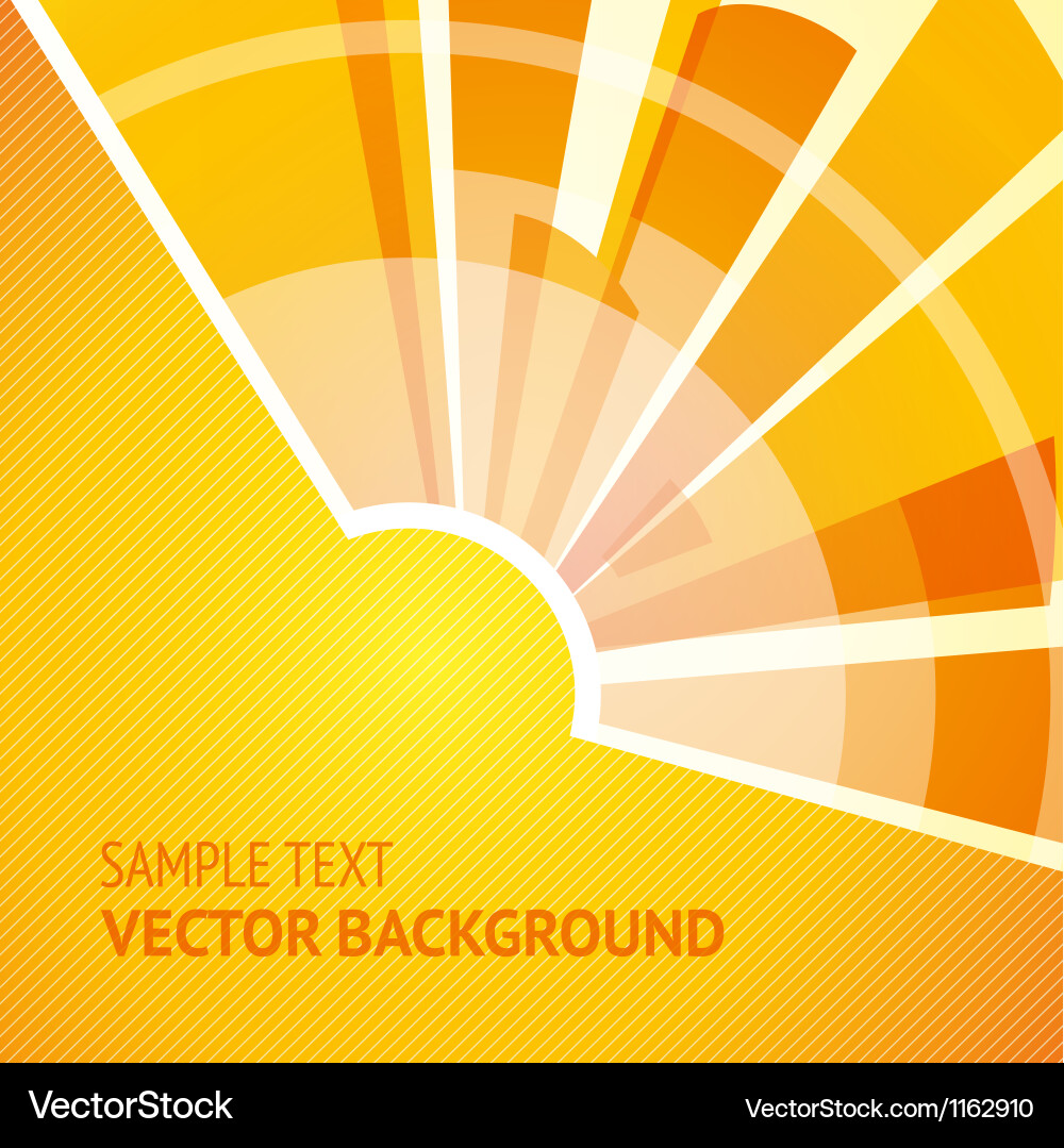 Shining sun Royalty Free Vector Image - VectorStock