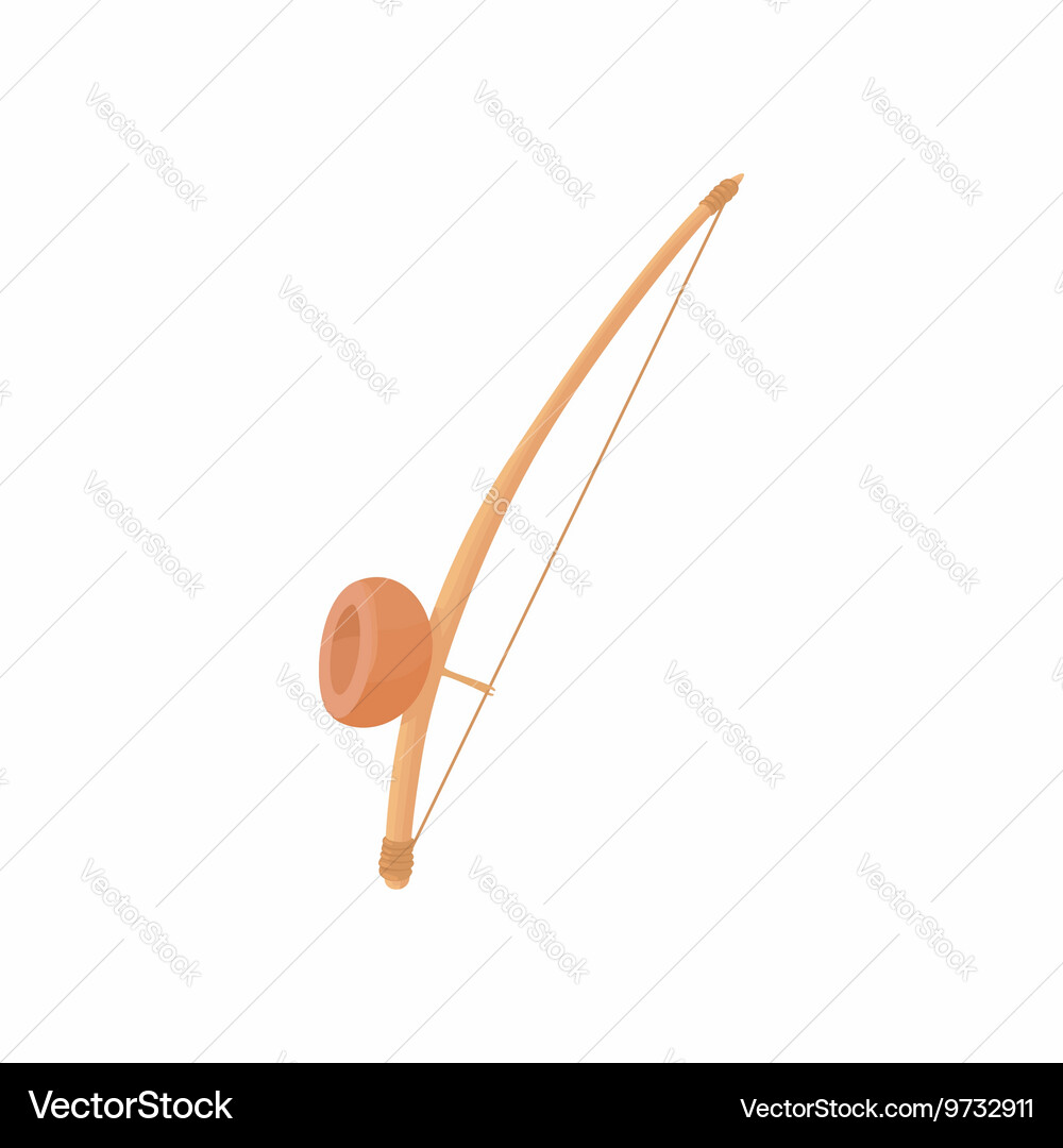 Berimbau icon cartoon style Royalty Free Vector Image