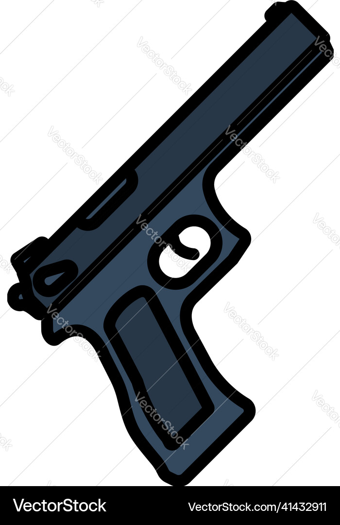 Gun icon Royalty Free Vector Image - VectorStock