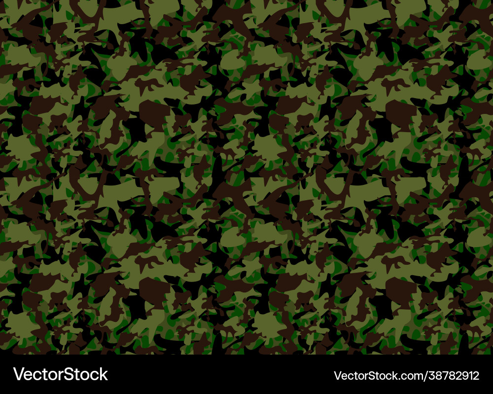 Army camouflage pattern camo clothing Royalty Free Vector