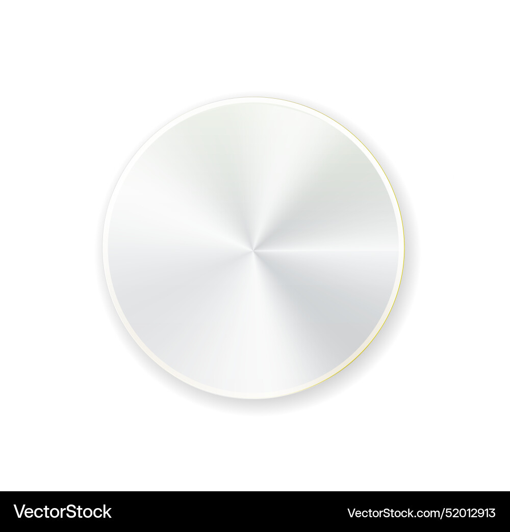 Medals logo round awards in gold silver Royalty Free Vector