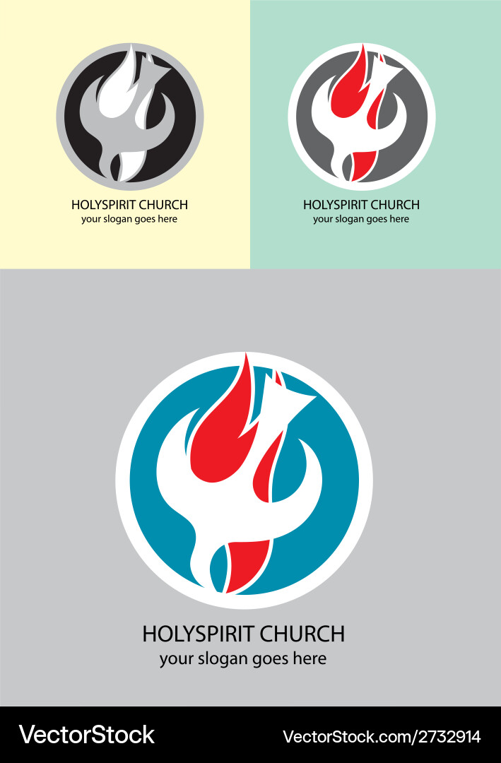 Holyspirit church Royalty Free Vector Image - VectorStock