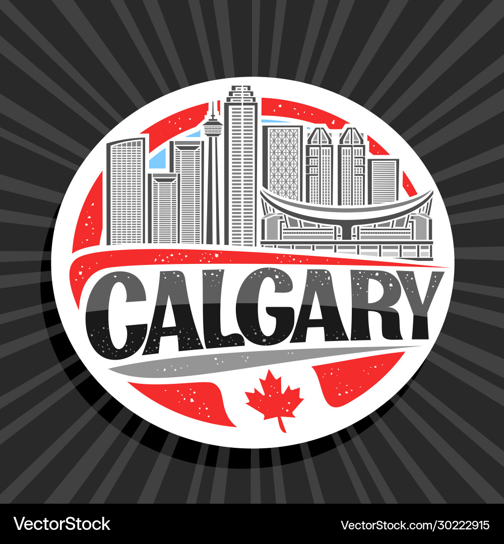 Logo for calgary Royalty Free Vector Image - VectorStock