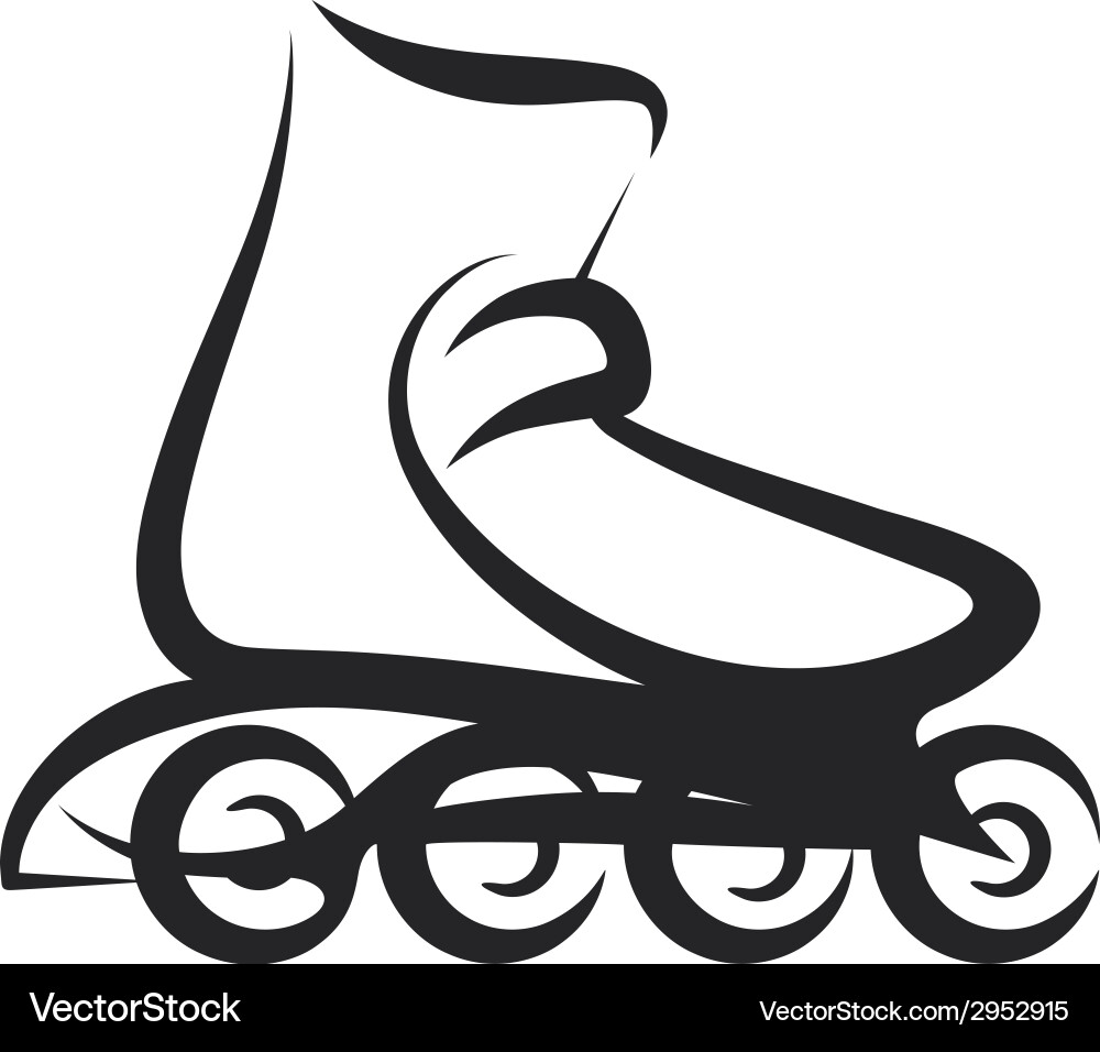 Roller skate Royalty Free Vector Image - VectorStock