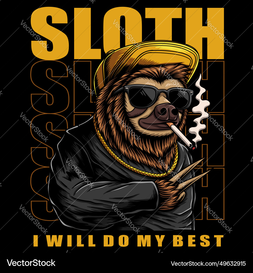 Cute Sloth Coffee Cartoon Vector Images (over 330)