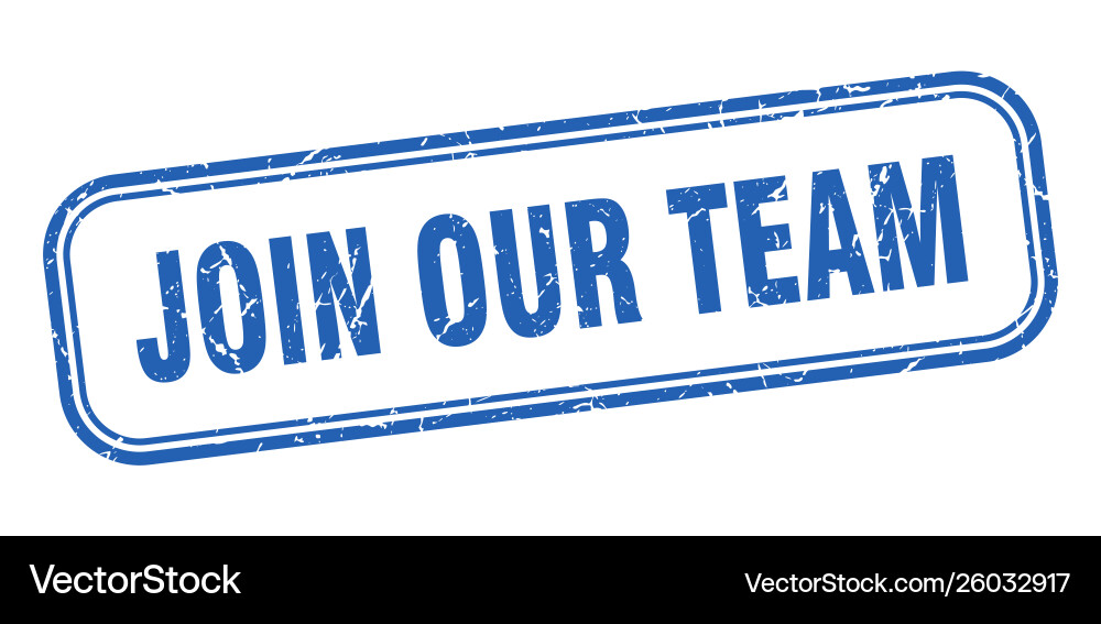 Join our team Royalty Free Vector Image - VectorStock