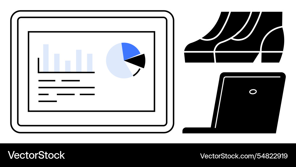 Digital analysis interface with statistical charts