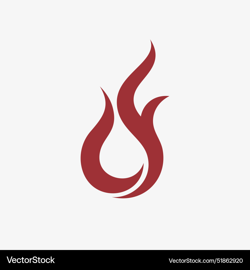 Carry fire logo letter c and f Royalty Free Vector Image