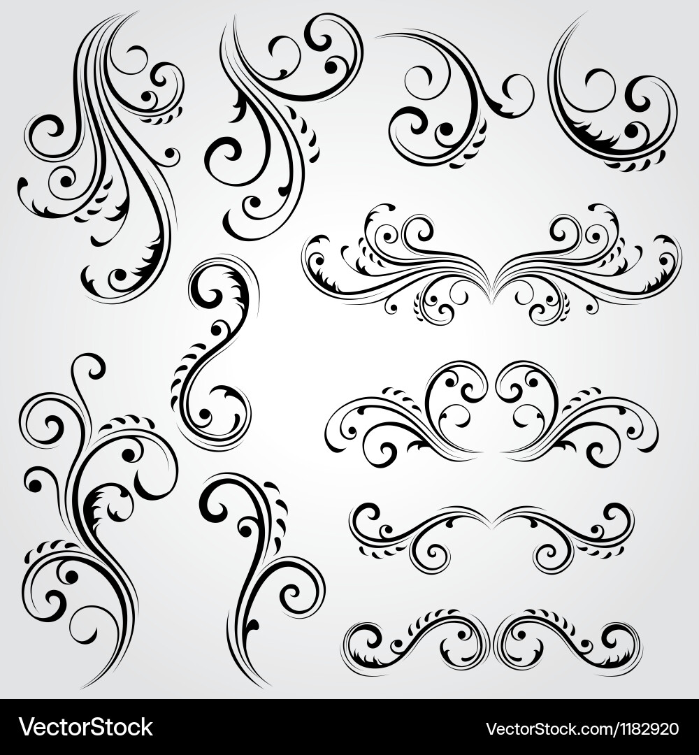 Floral Elements Vector Images (over 970,000)