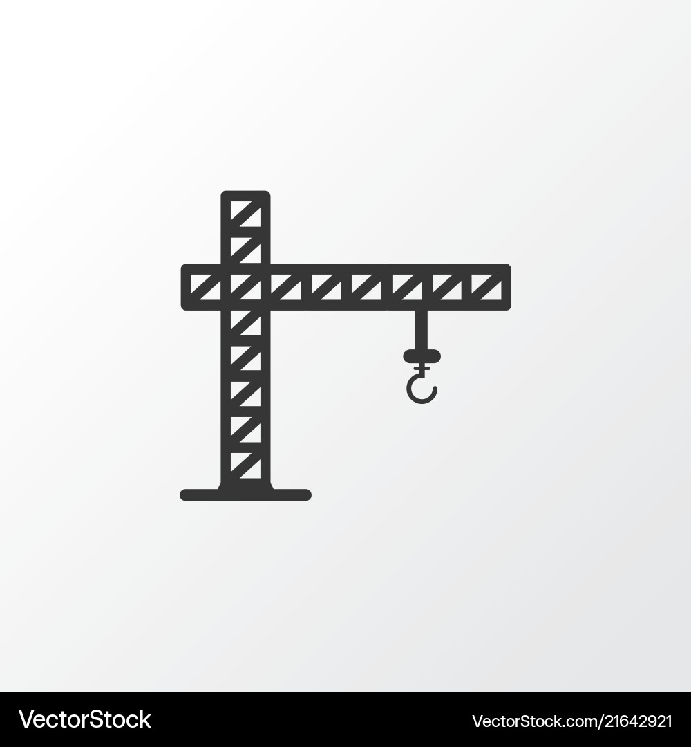 Crane icon symbol premium quality isolated Vector Image