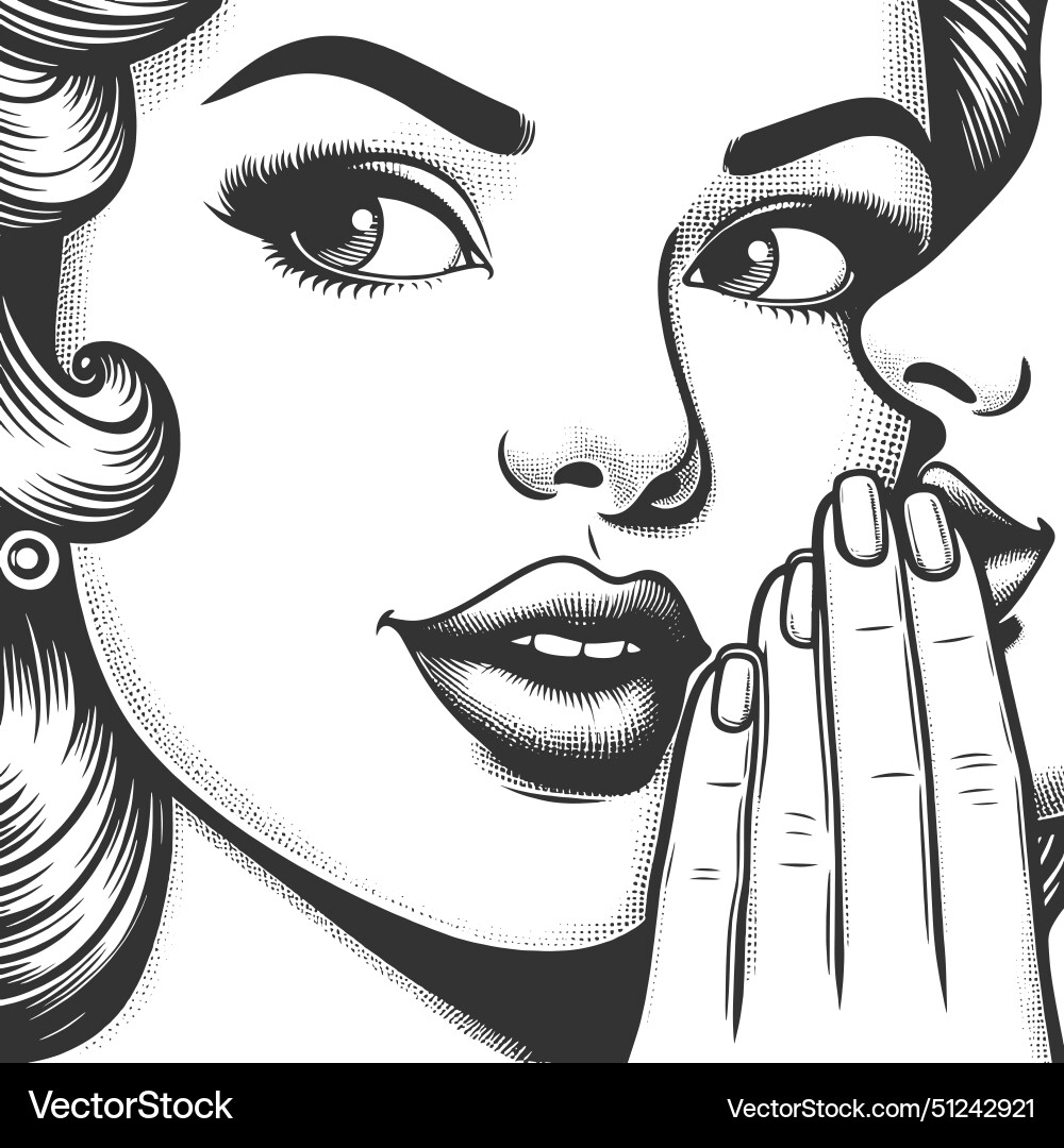 Pin Up Girls Face Drawings