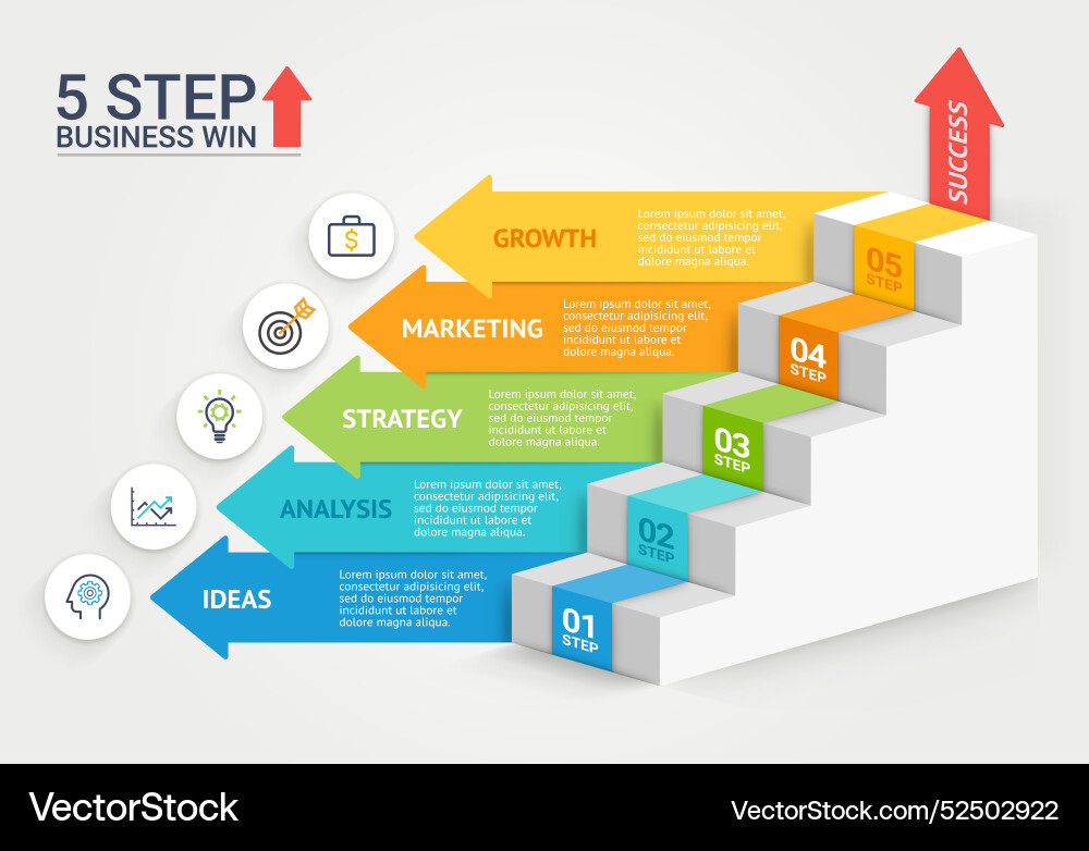Arrow diagram timeline gantt chart templates Vector Image