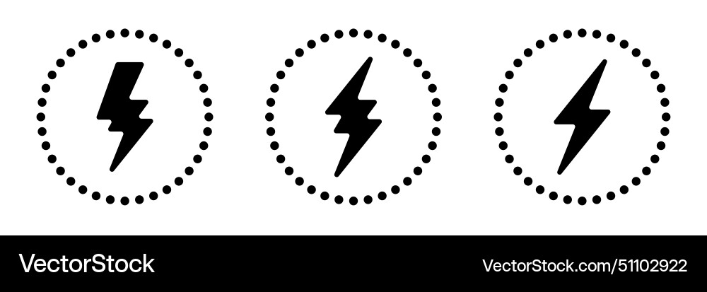 Battery charge thunder power and bolt energy Vector Image
