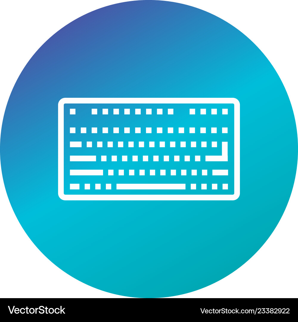 Keyboard icon Royalty Free Vector Image - VectorStock