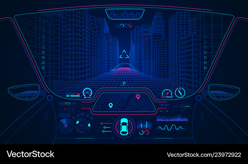 Interface Car Windshield Vector Images (65)