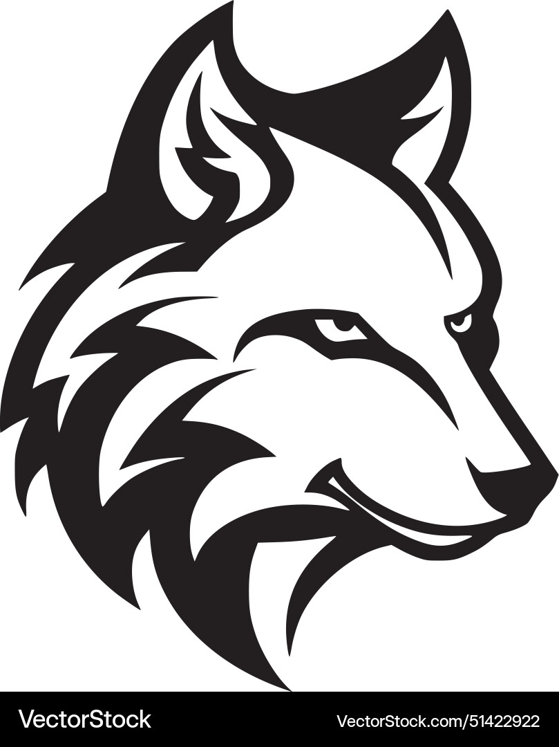 Wolf - high quality logo ideal for t-shirt Vector Image