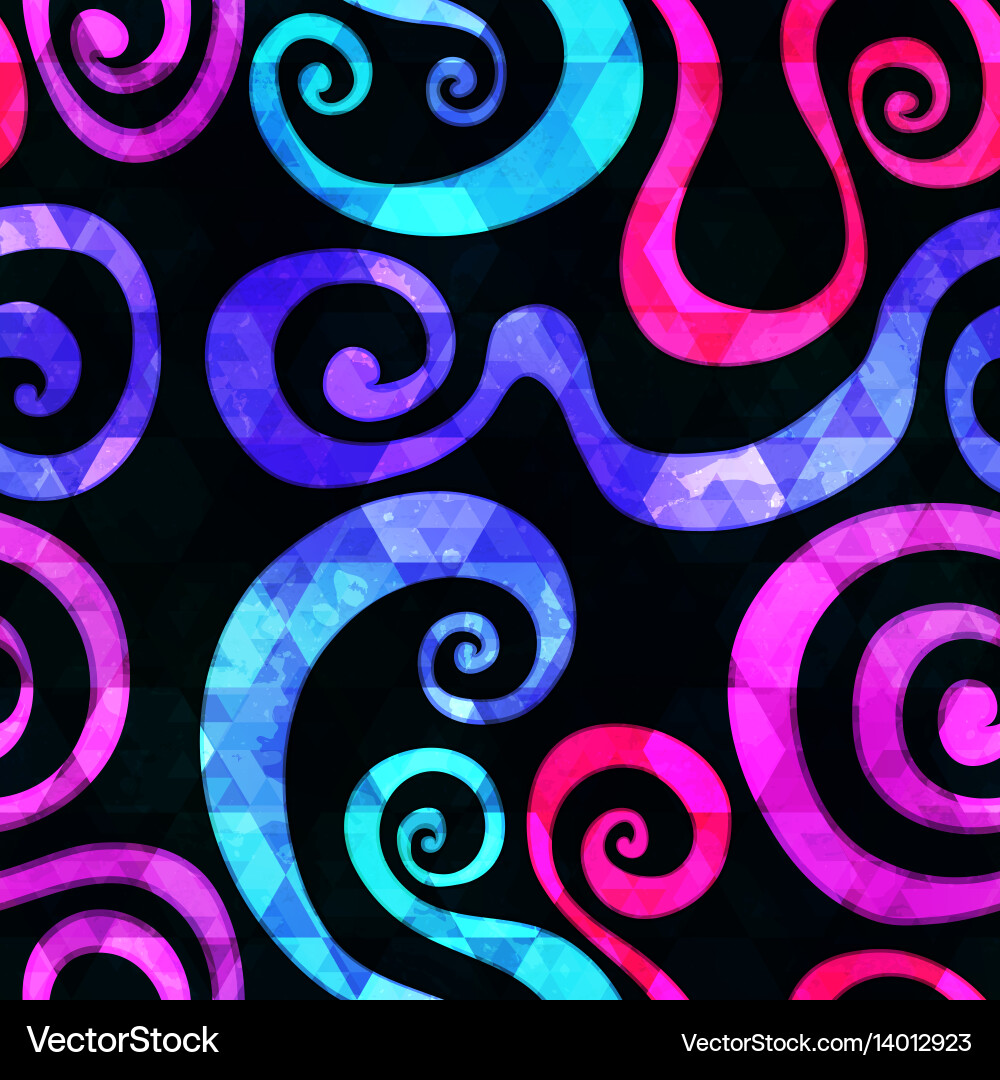 Colorful Spiral Pattern Royalty Free Vector Image