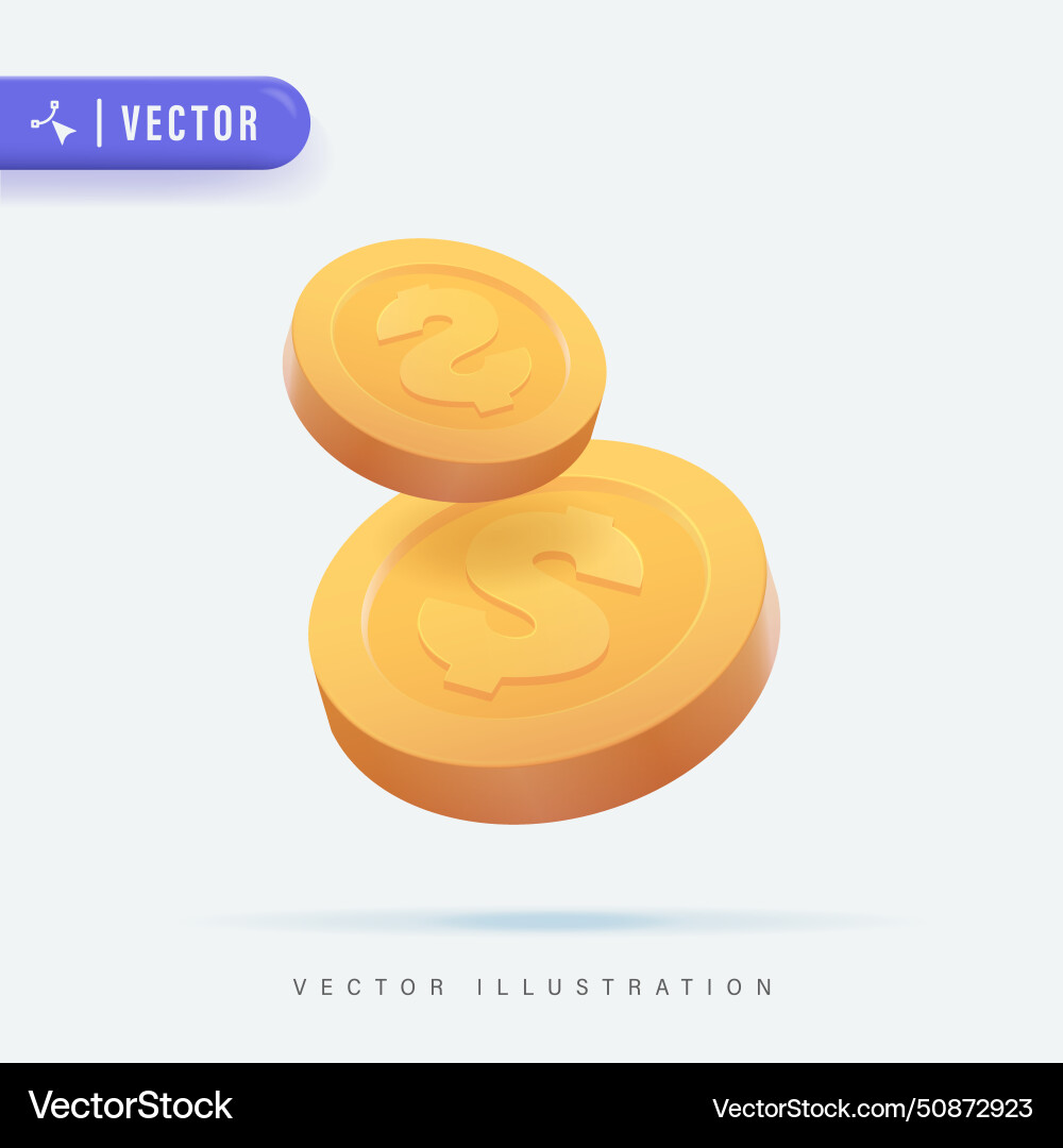 Euro coins Royalty Free Vector Image - VectorStock