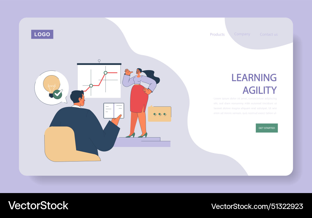 Learning agility Royalty Free Vector Image - VectorStock