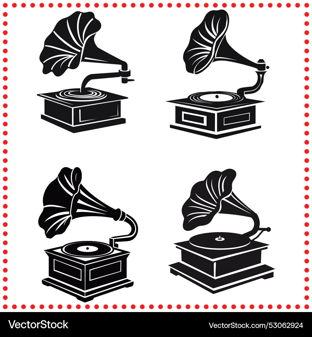 Amplifying history the gramophones role Royalty Free Vector