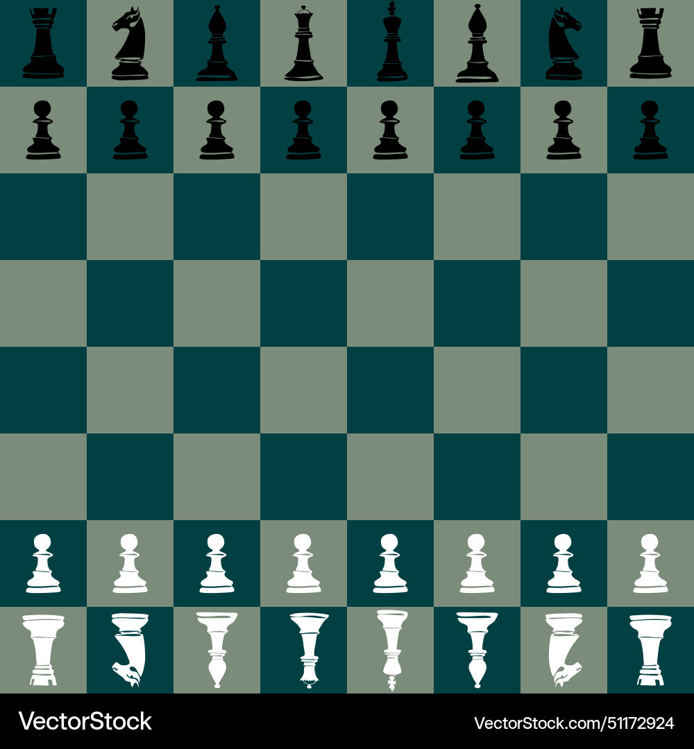 Chess background flyer design Royalty Free Vector Image