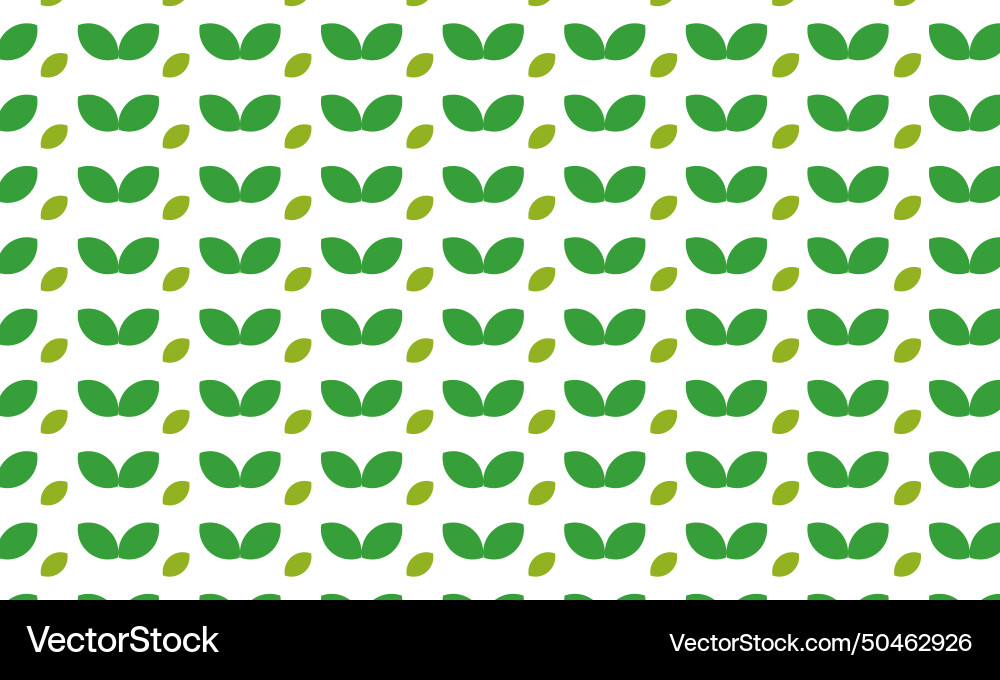 Elegant leaf seamless pattern simple texture Vector Image