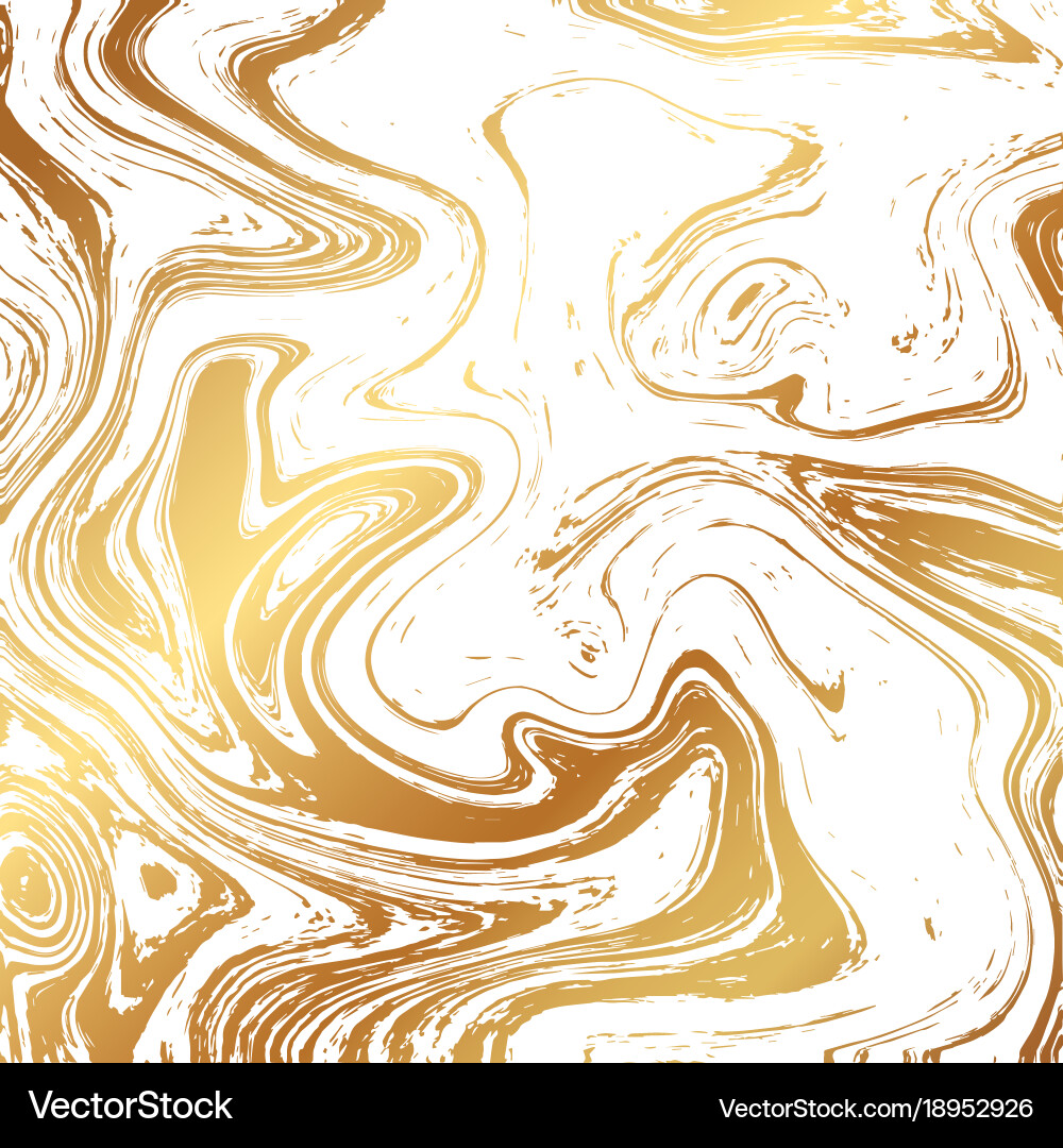 Light Marble Texture - White & Gold Royalty Free Vector